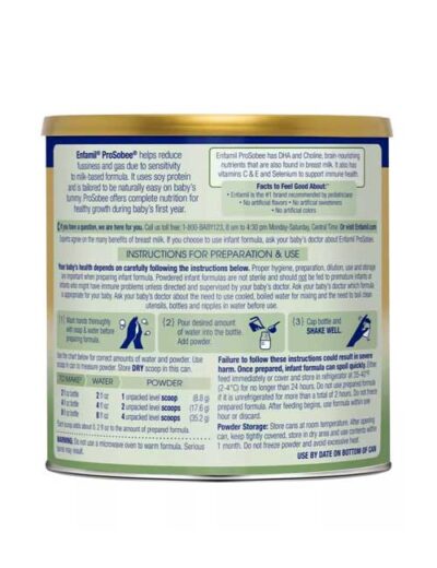Enfamil Prosobee Soy Infant Formula Powder, 12.9 oz – Downey