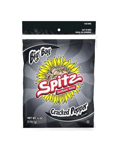 Spitz Cracked Pepper Flavor Sunflower Seeds – Downey